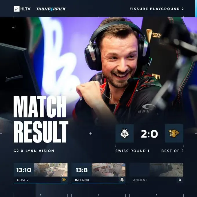 [流言板]LVG 0-2 G2：差距明显有心无力！LVG首战失利跌入0-1组-CS2-虎扑社区