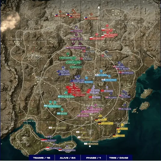 [赛后]PNC决赛D1R1：PNC-VIE吃下决赛首鸡，单局16淘汰-绝地求生-虎扑社区