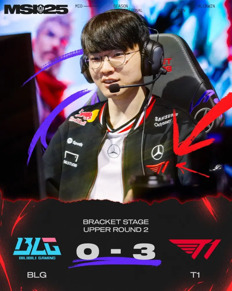 [情报站]LCK官方：T1兑现了他们的承诺，让BLG回想起去年S赛的噩梦-英雄联盟丨LPL-虎扑社区