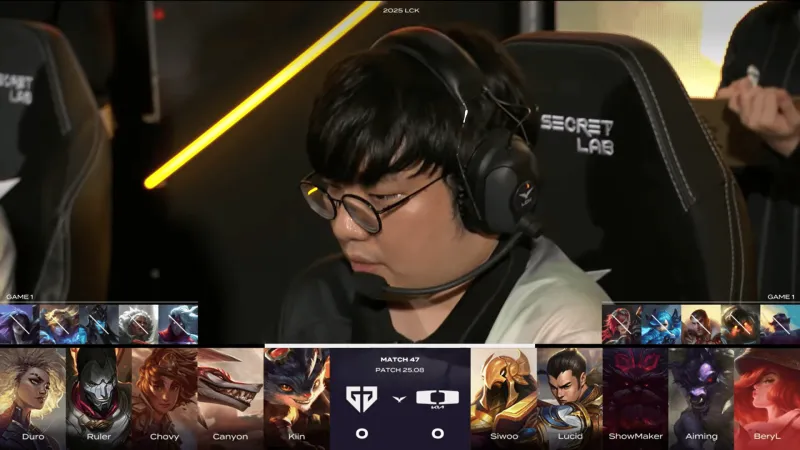 [流言板]GEN对阵DK首局：Chovy秒选岩雀打ShowMaker沙皇；Kiin抢兰博-英雄联盟丨LPL-虎扑社区